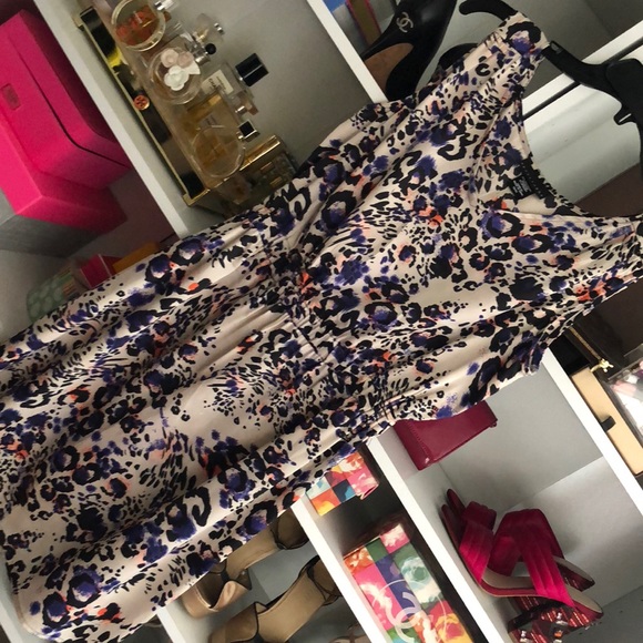Apostrophe | Dresses | Leopard Print Dress | Poshmark